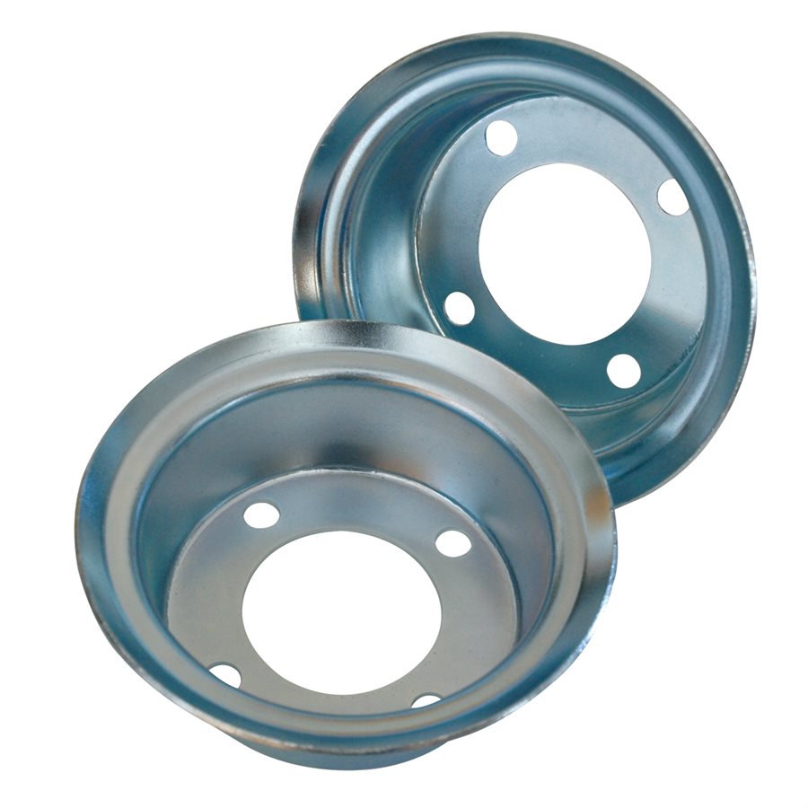 DEMOUNTABLE STEEL RIM (PAIR) 4"